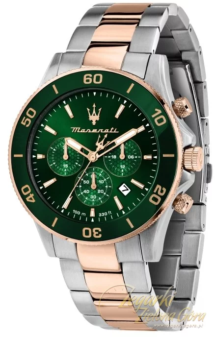 Maserati R8873600004 ⌚ Competizione Chrono Day-Date Zegarek Męski