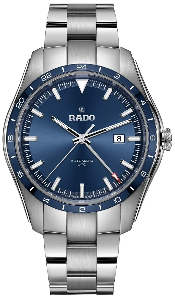 Rado R32050203 ⌚ HyperChrome Gent Automatic UTC GMT XXL Steel Bracelet ...