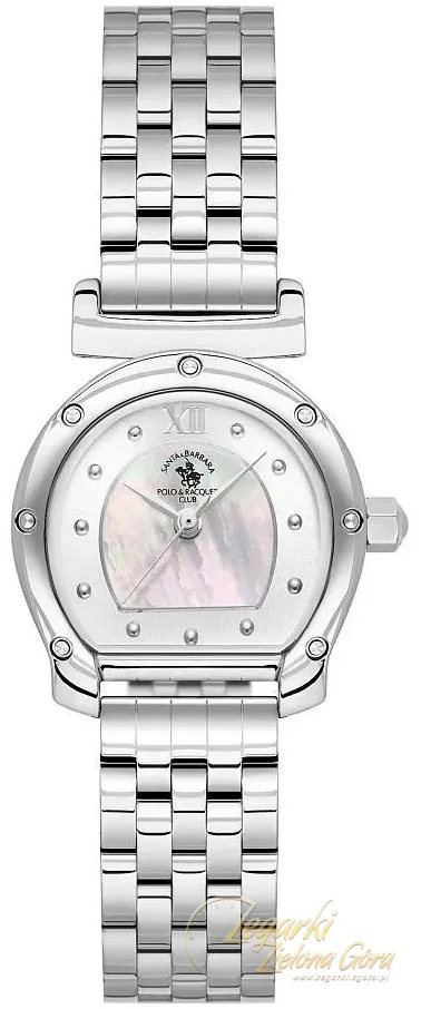 Santa Barbara Polo SB.1.10683-1 ⌚ Western Lady Quartz White Pearl Dial ...