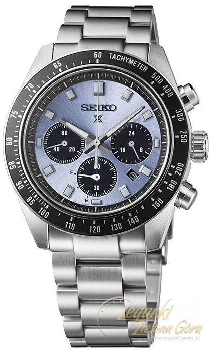 Seiko SSC935P1 ⌚ Prospex Land Speedtimer 41mm Solar Chrono Ice Blue ...