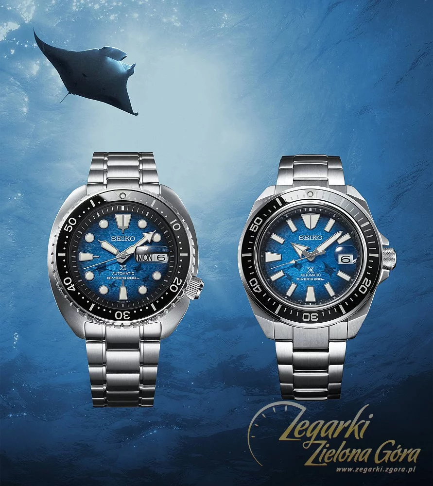 Seiko SRPE39K1 ⌚ Prospex Sea Diver Automatic Turtle Manta Ray Save the ...